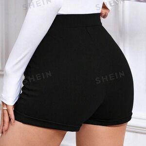 SHEIN | Shorts | Shein Priv High Waist Button Detail Shorts | Poshmark